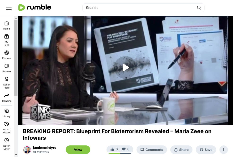BREAKING REPORT: Blueprint For Bioterrorism Revealed – Maria Zeee on ...