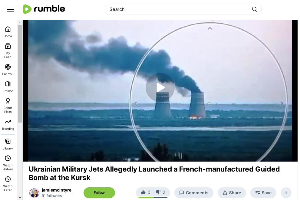 Ukrainian Military Jets Allegedly Launched a French-manufactured Guided ...